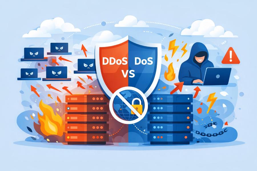 DDoS vs DoS Attacks: A Complete Guide from DMARCReport – DMARC Report